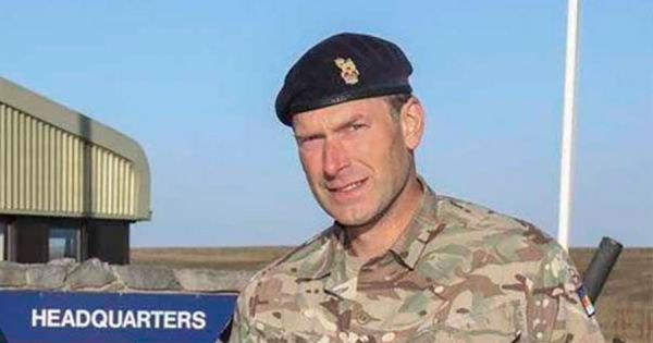 Un comandante militar británico en las Falklands con metas ...